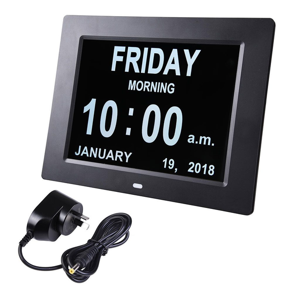 10" Digital Calendar Day Clock - for Dementia - Eldertech NZ